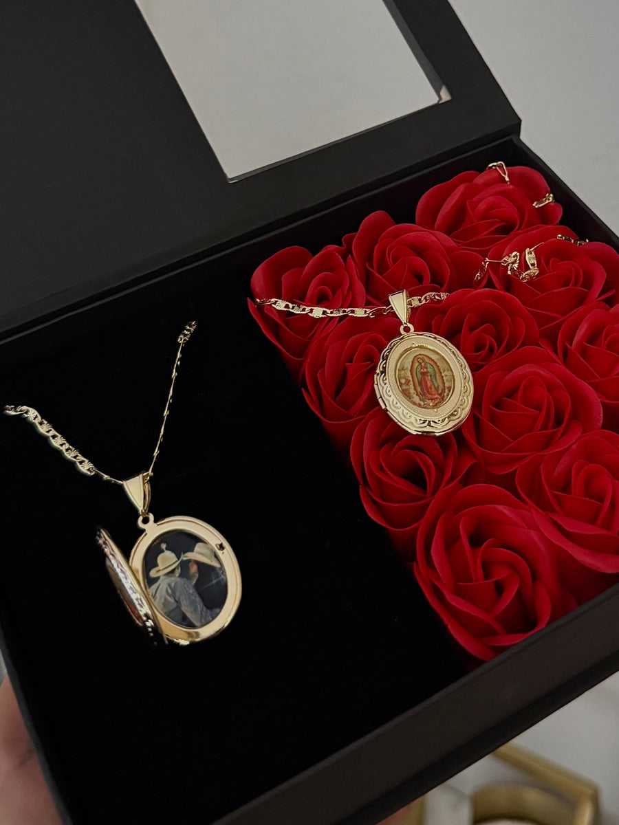 Virgen Mary Locket Gift Set – AloCosmetics